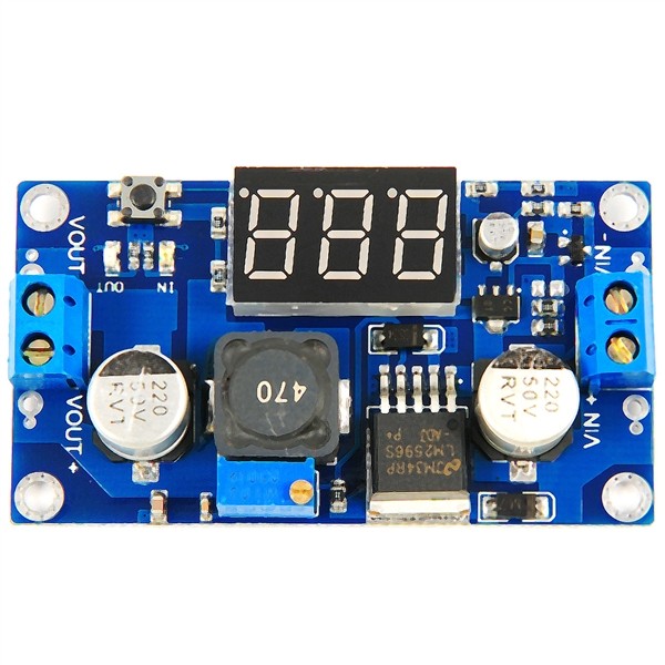 LM2596 Voltage Regulator DC-DC Regulated Power Module - Blue